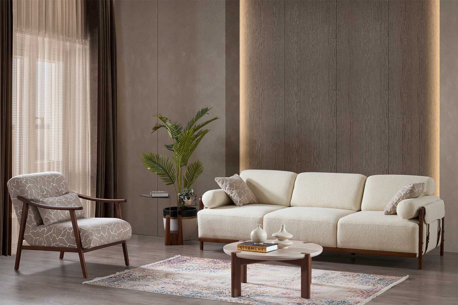 Mocha Sofa - Sofella